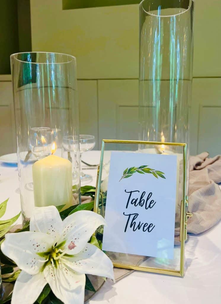 Table Numbers - Forever Yours